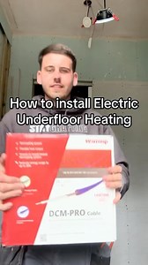 OM Electrical on Instagram: "How to install @warmup_pro underfloor heating #sparky #electricianuk #howto #electriciansofinsta #install #electrician_life #reel #electrician_life #electricaltools #viral"