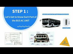 How to Install Electric Bus Air Conditioners || BUS HVAC SYSTEMS || BUS AC PARTS