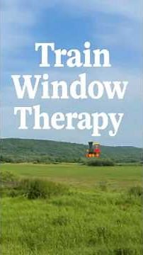 Relaxing Train Ride Sounds | Window View + Nature Vibes 🌿 Visual & Sound ASMR Train Journey