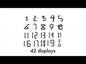 (MOST VIEWED VIDEO) 1-20 segment display