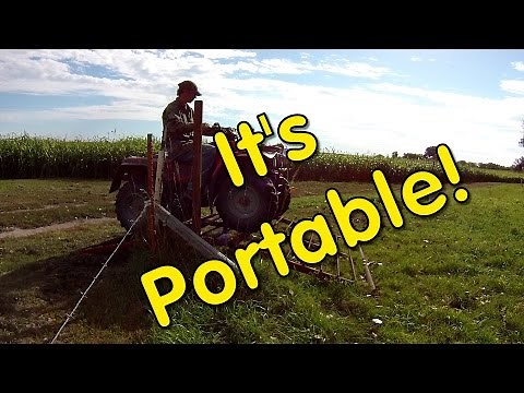 ATV Portable Cattle Guard Build