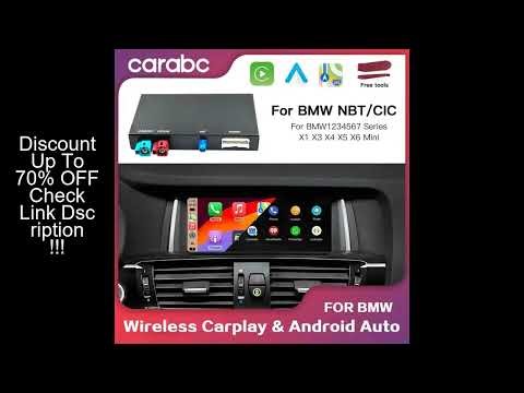 CARABC Wireless Carplay for BMW MINI F30 F31 F20 F21 F10 F01 X5 E70 X3 F25 NBT CIC System Android Au