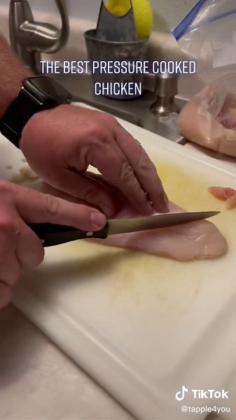 How to cook the best pressure cooked chicken. #pressurecooker #instantpot #howto #diy #fyp #chicken