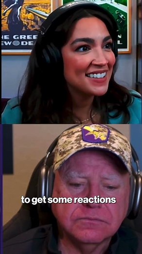 Tim Walz and AOC play Madden on Twitch in attempt to appeal to young male voters #shorts