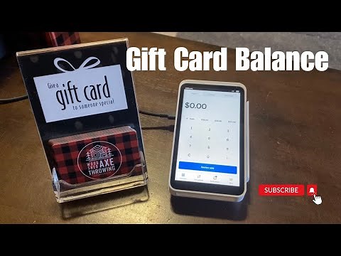 How to Check a Gift Card Balance Using a Square Terminal