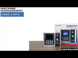 How to Set Up Your Biometrics System | Machine Management