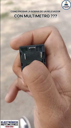 HOW TO TEST A RELAY COIL WITH A MULTIMETER? #automotiveelectronics #automotiveelectricity