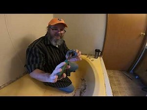 DIY mobile home bathtub to walk in shower remodel/pt2