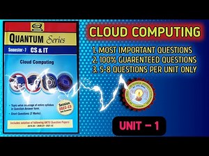 Cloud Computing AKTU [✓UNIT - 1] Important Questions #cloudcomputingunit1#aktu #cloudcomputingaktu