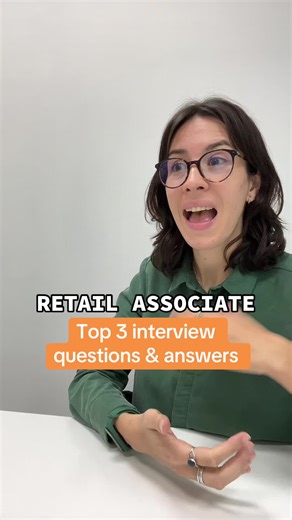 Looking for a retail associate job? Here are some of the most common retail associate interview questions—plus sample answers to help you ace the interview! 💼 Which industry should we cover next? Drop your suggestions below! 👇 #interviewquestion #interviewtips #jobinterview #retail #retailworker #jobseekers