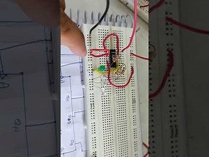 4-bit asynchronous binary counter by using IC 7493 practical 2022