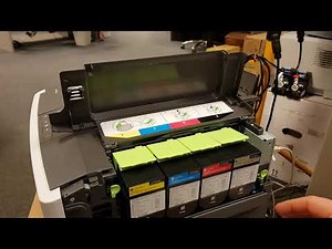 Lexmark CS317dn how to change toner cartridge