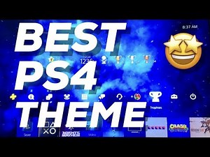 BEST PlayStation 4 DYNAMIC THEME!! Live Home Screen Theme for PS4 (4K)