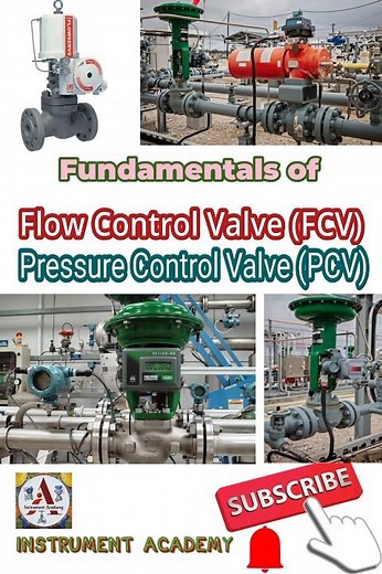 Fundamentals of Flow control Valve & Pressure Control Valve | FCV & PCV #InstrumentAcademy