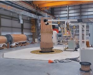 [Hot Item] Power Transformer 10 Tons Coil Vertical Automatic Winding Machine