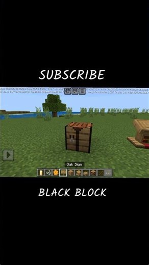 HOW to make sign in minecraft 🤔#minecraft #shortsfeed