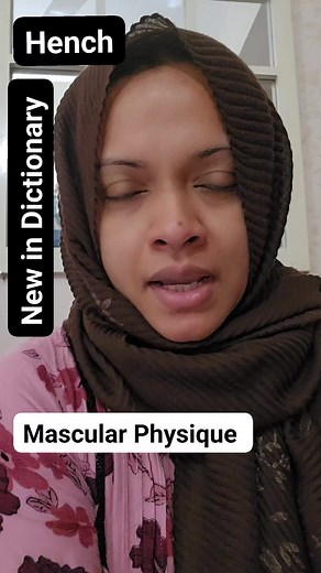 "New word in Cambridge Dictionary" Hench Meaning: mascular, well built / exercised body Training With Rokhsana #Alhamdulillah #englishgrammar #amazingvideo #best #life #englishclass #englishlanguage #englishvocabulary #englishlearning #englishteacher #vocabulary | Training With Rokhsana