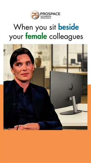 When you sit beside your female colleagues #feedshort #memes
