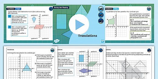Year 6 Diving into Mastery: Step 4 Translations Teaching Pack