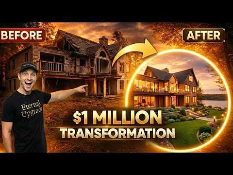 😳 We Bought Ruined Mansion For $1 → Turned Into $1M Dream Home