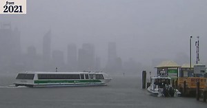 Storm front hits Perth
