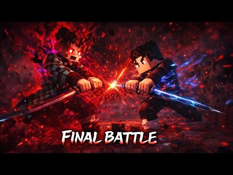 Minecraft Demon Slayer Survival – Finale vs Demon King Tanjiro