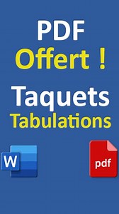 Apprendre les taquets de tabulation Lien du PDF offert : https://drive.google.com/file/d/1dfPtI2zgTcEbQVIaqBj4Odpn0tU3pmDt/view?usp=sharing Le livre des exercices Word : https://www.bonbache.fr/livres-word-pdf.php#livre-word-exercices | Formations Excel, Access et bien d'autres | Facebook