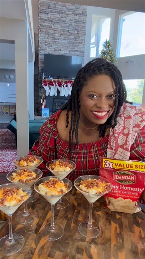 Preparing appetizers for our holiday shindig is fun, quick, and easy with Idahoan® Mashed Potatoes!