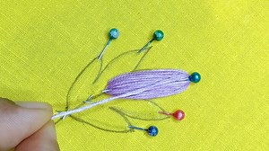 A Super Easy Leaf Embroidery Trick | Stitching Garden