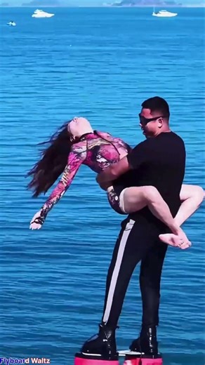 Our time together | flyboard romance #flyboardwaltz #stunningperformance #flyboard #浪漫水上飞人