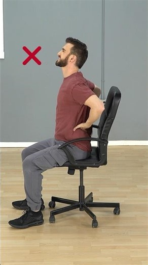 Proper Sitting Posture (Spinal Alignment) #posturematters #sedentarylifestyle #sitting #posture