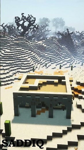 Desert House | Sandstone Builds | Building ideas | Minecraft Timelapse #saddiqbuilds