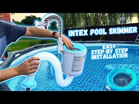 Unbox + Easy Step by Step Setup Intex pool skimmer for our Coleman pool.