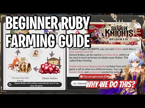 Ruby Farming Beginner Guide - Why? Where? How? [Seven Knights: Rebirth]