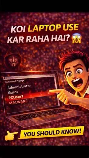 Laptop Hack Hua Hai Ya Nahi? | Windows Me Hidden Users Check Kare 😱(Windows Trick)