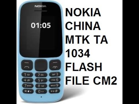 NOKIA CHINA 105 MTK TA 1034 TESTED FLASH FILE CM2 2021