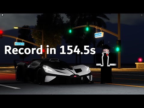 Roblox - Driving Empire | Bugatti Bolide Circuit Race new hot lap 154.5s
