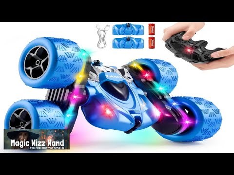Remote Control Stunt Car 4WD 360 Flip DoubleSided RC Cars LED Light