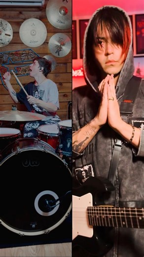 Ethan Church on Instagram: "This one was a CHALLENGE 🤧 The new @blackveilbrides is INSANE 😮‍💨 The riffs, speed, and technicality are on another LEVEL — easily one of their heaviest & fastest songs yet! Love when bands just keep getting heavier 🤘🏼🔥 We caught BVB closing out the night at Long Beach @warpedtour this summer and they were UNREAL. One of the best live bands we’ve ever seen — @andyblack is an INCREDIBLE frontman and @ceesespieces is one of the nastiest, fastest drummers out there