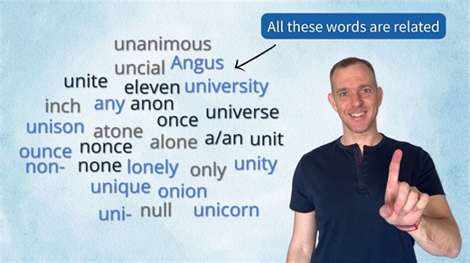 What can the history of the word “one” teach us about how language works? The number one is used more than any other number, and as a result there are a ton of words in English that are related to the word “one”. This video takes you on the 6,000-year journey of where these words came from, and explores what this vast history has to teach us about the fundamental ways that language works. If you enjoyed this video, you’ll love the Linguistic Discovery newsletter! Weekly deep-dives into how langu