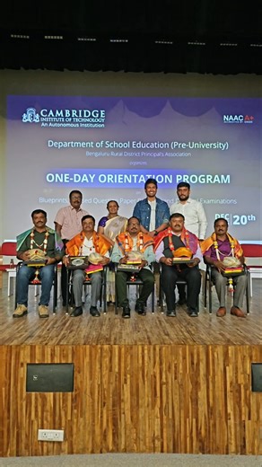 A one-day orientation program on practical examinations at Cambridge Institute of Technology