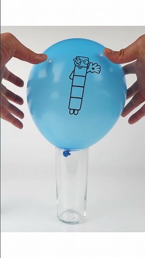 Popping a Numberblocks Balloon with a Needle Magic Trick #numberblocks