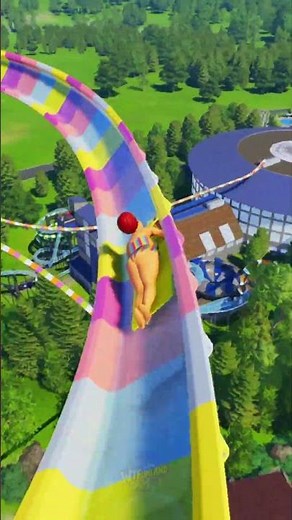 POV: You chose the wrong slide 😭🌊 | Planet Coaster 2