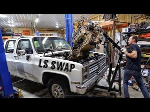 How to LS swap an old Chevy Square Body Crew Cab Dually