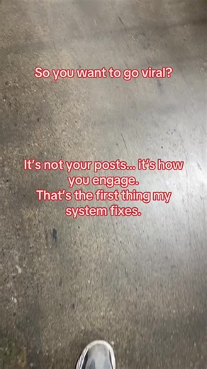 Most people are posting. Very few are engaging the right way. That difference changes everything. Inside this system you can get trained on the right way Comment READY 👣 #