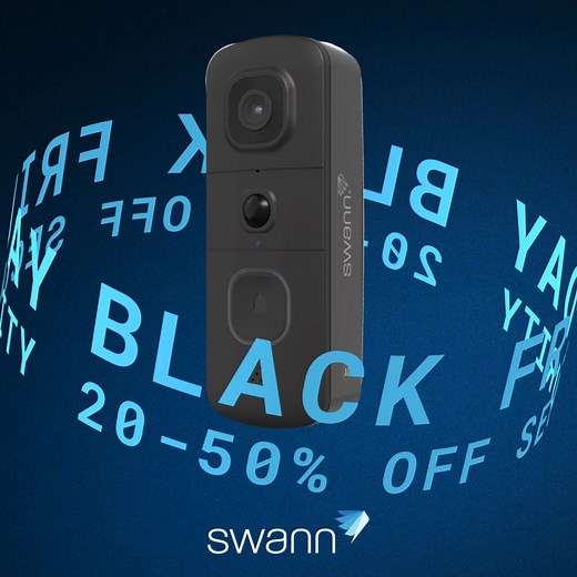 Protect what matters with up to 50% premium doorbell security cameras in Swann’s Black Friday sale! 🔒 Secure your home or business at the best prices of the year for a limited time only, you won’t want to miss this! | Swann Security