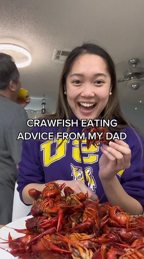 crawfish eating advice from my dad #crawfish #crawfishtok #crawfishboil #crawfishseason #crawfishtime #crawfishlover #crawfisheating #eatingcrawfish #seafoodboil #eatseafood #eatwithme #neworleansfood #neworleanslife #neworleanscheck #neworleansfoodie #neworleanslocal #westbanklove #westbank504 #westbanknola #whodat #lsu #geauxtigers #foodtiktok #foodtok #foodlover #seafoodlover #neworleanslouisiana