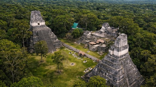Ancient pyramids hidden in the jungle