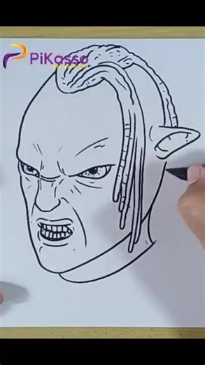 How to Draw Tsu'tey from Avatar Fire and Ash in Less Than One Minutes