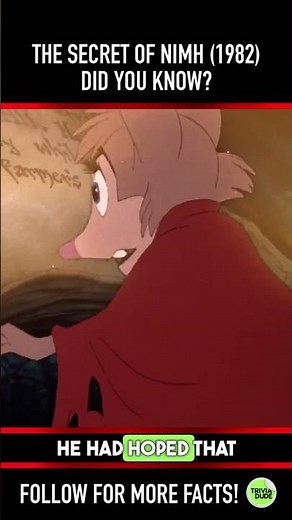 Did you know THIS about THE SECRET OF NIMH (1982)? Fact 7